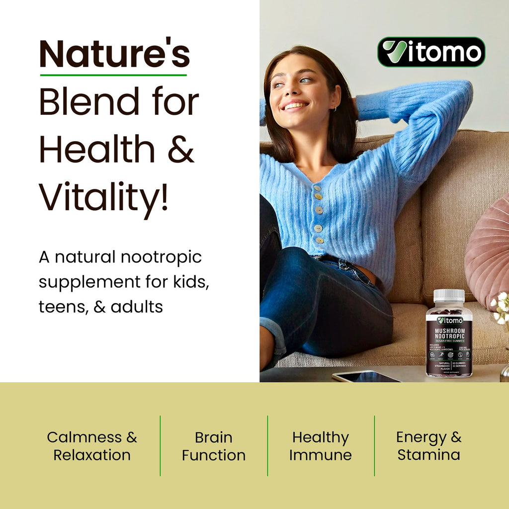 mushroom gummies for cognitive support