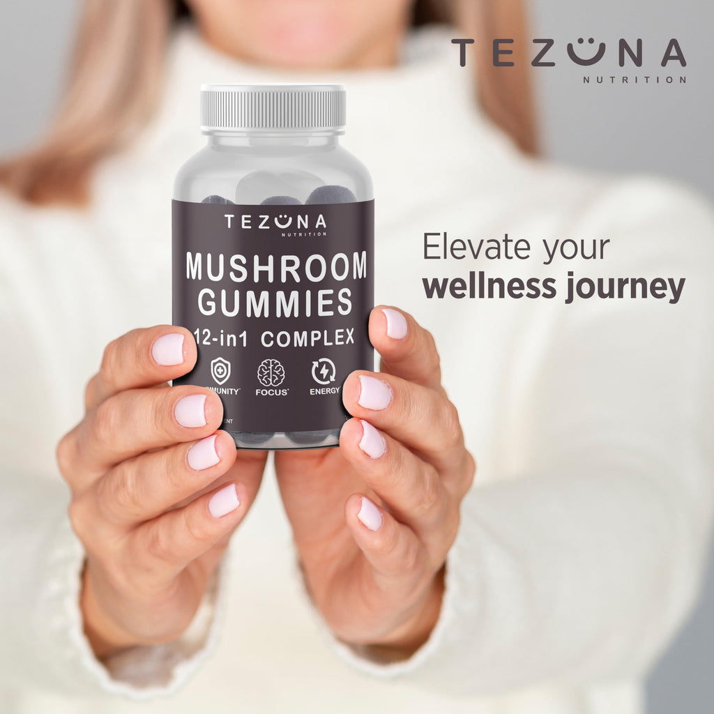 Mushroom gummies for cognitive support