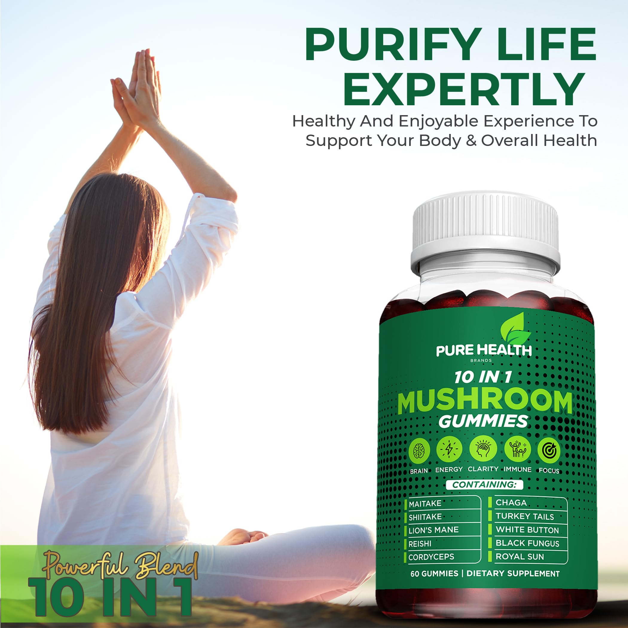 mushroom gummies for daily health