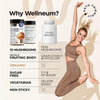 Mushroom gummies for daily vitality