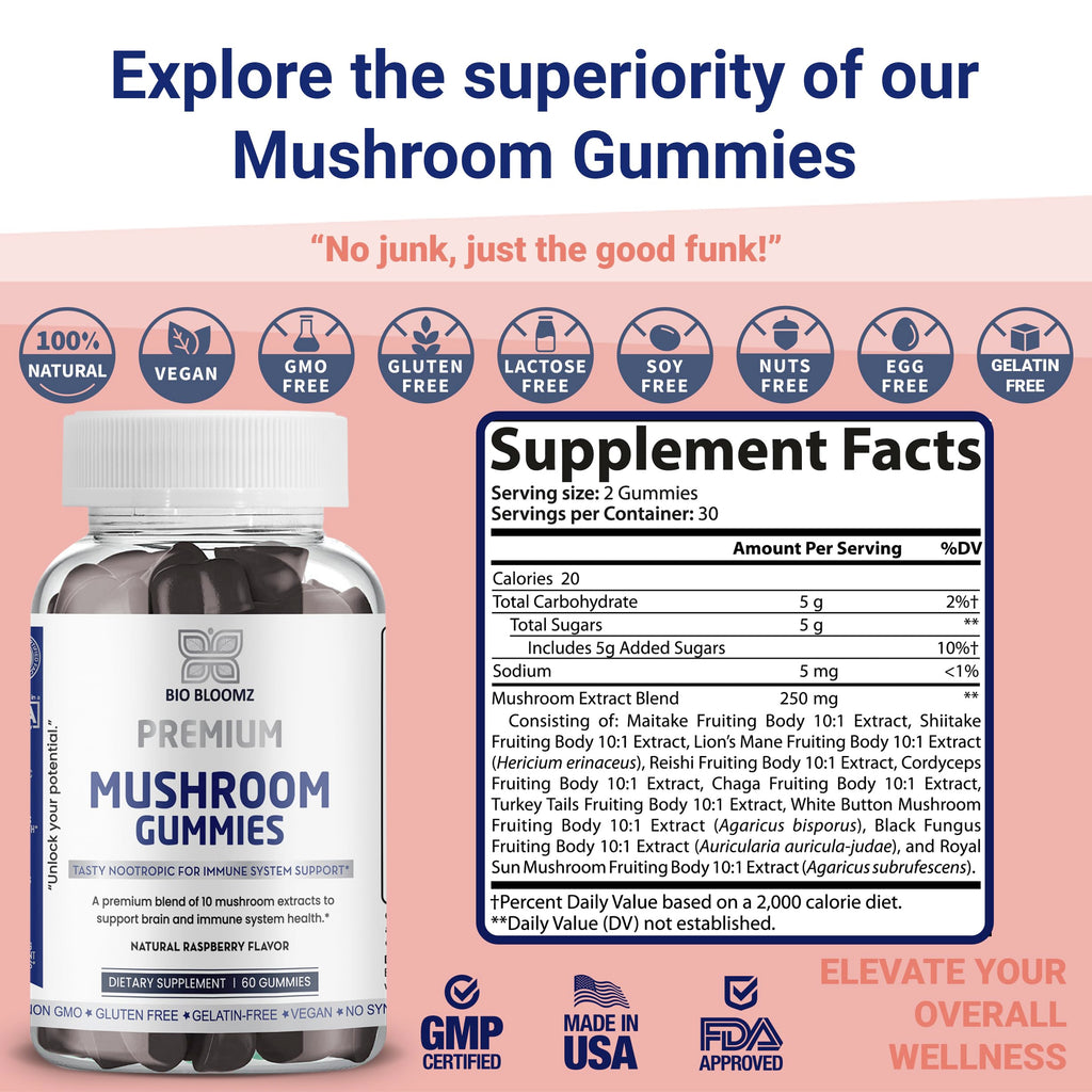 mushroom gummies for daily wellness routine