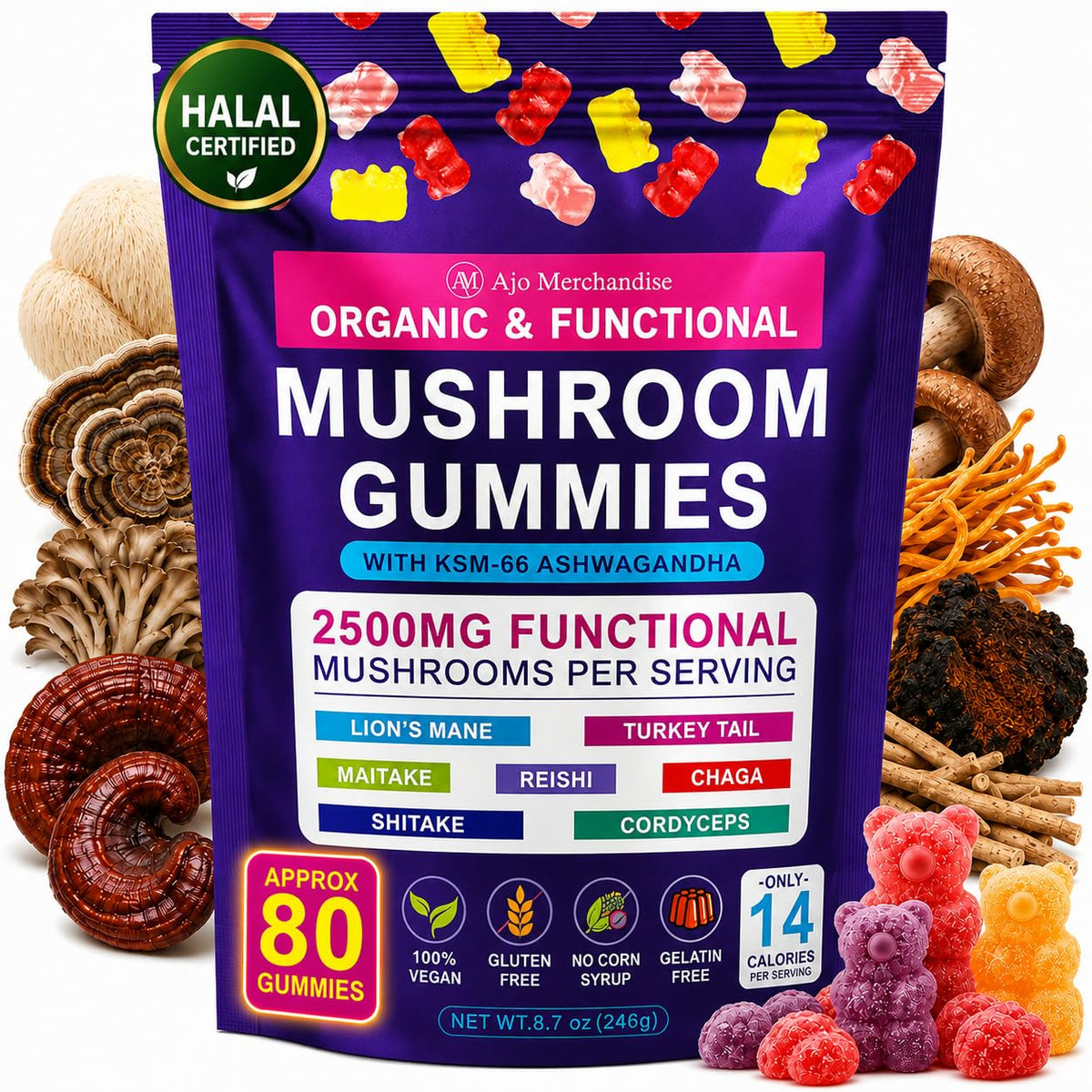 mushroom gummies for energy boost