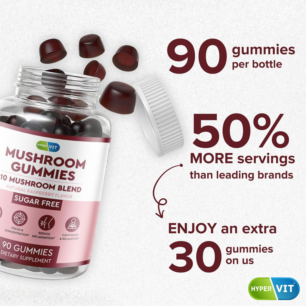 mushroom gummies for enhanced cognitive function