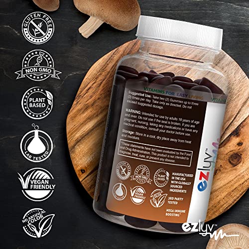 Mushroom gummies for enhanced focus