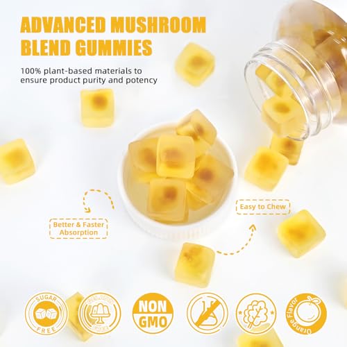 mushroom gummies for enhanced focus