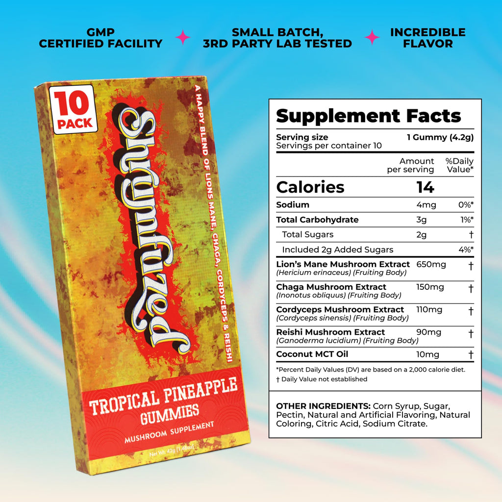 Mushroom gummies for enhanced wellness