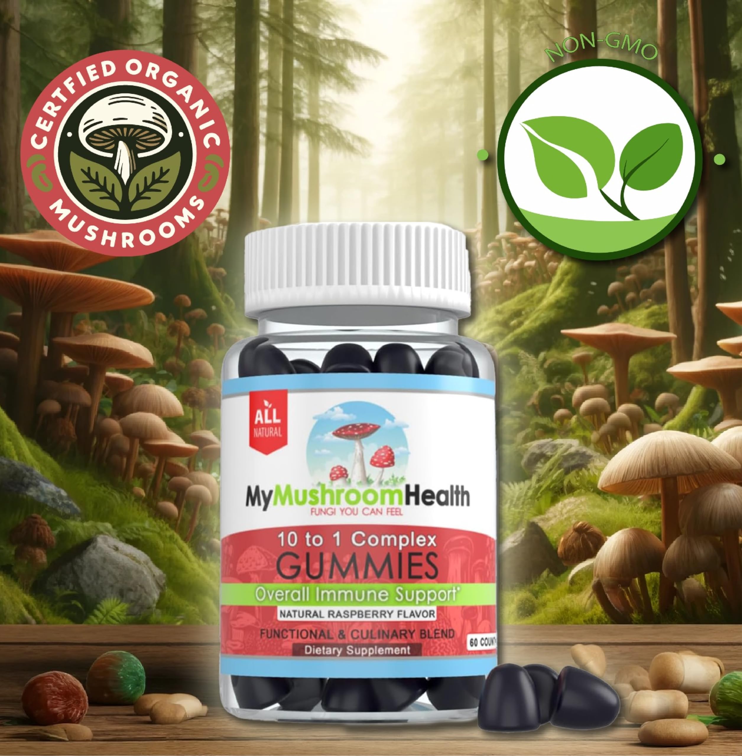 mushroom gummies for enhanced wellness