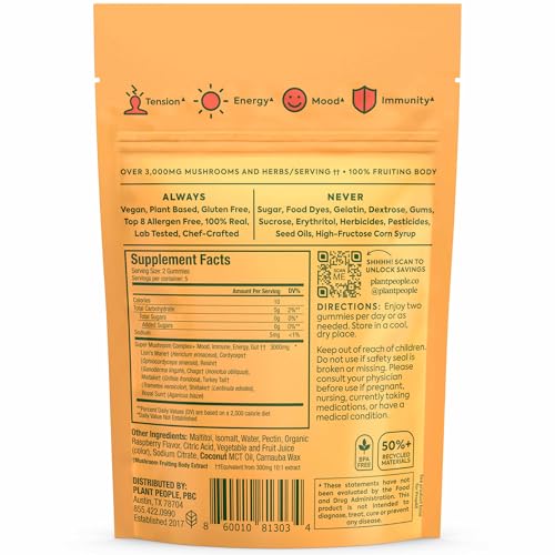 Mushroom gummies for holistic wellness