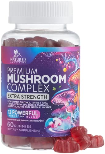 Mushroom gummies for immune support