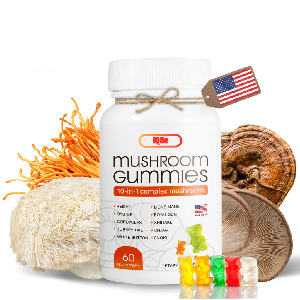 Mushroom gummies for immune support