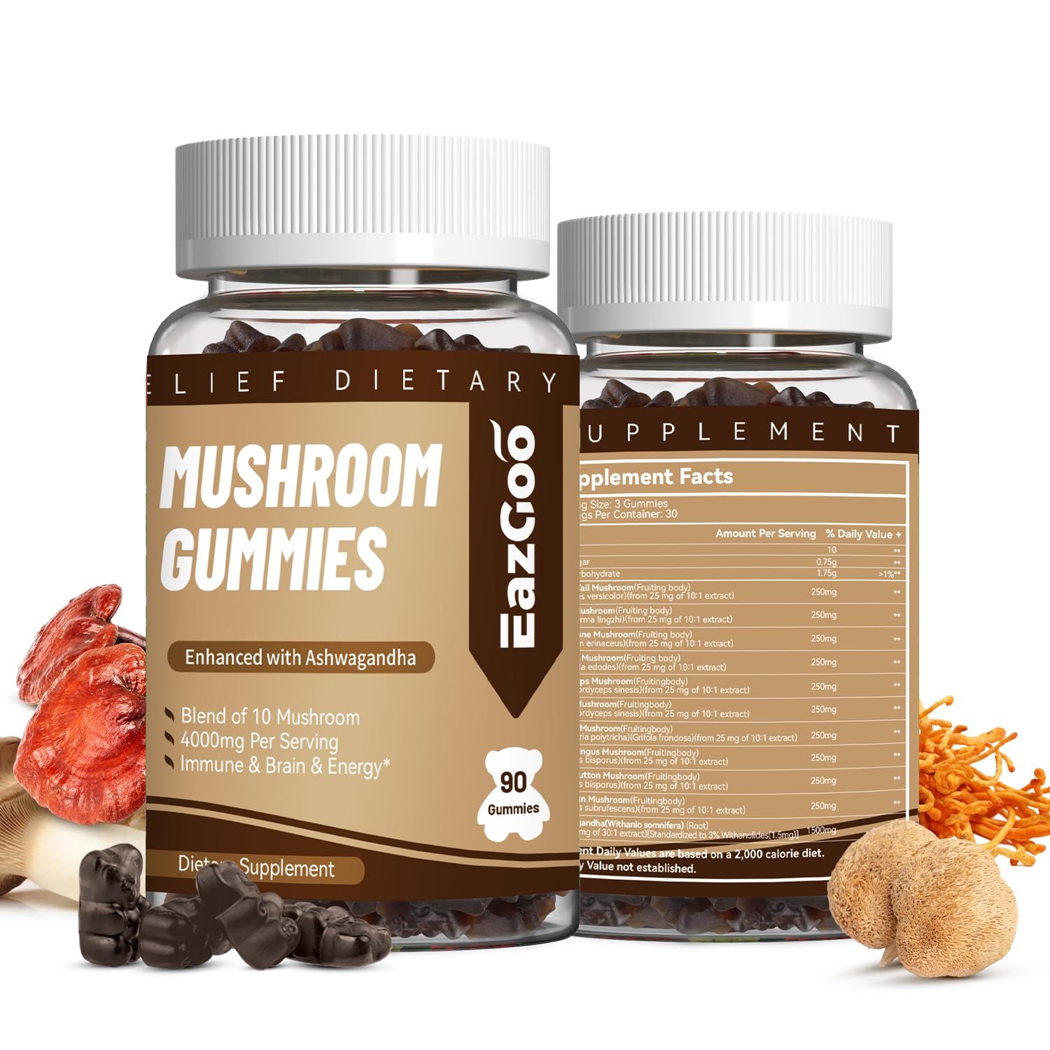 mushroom gummies for immune support