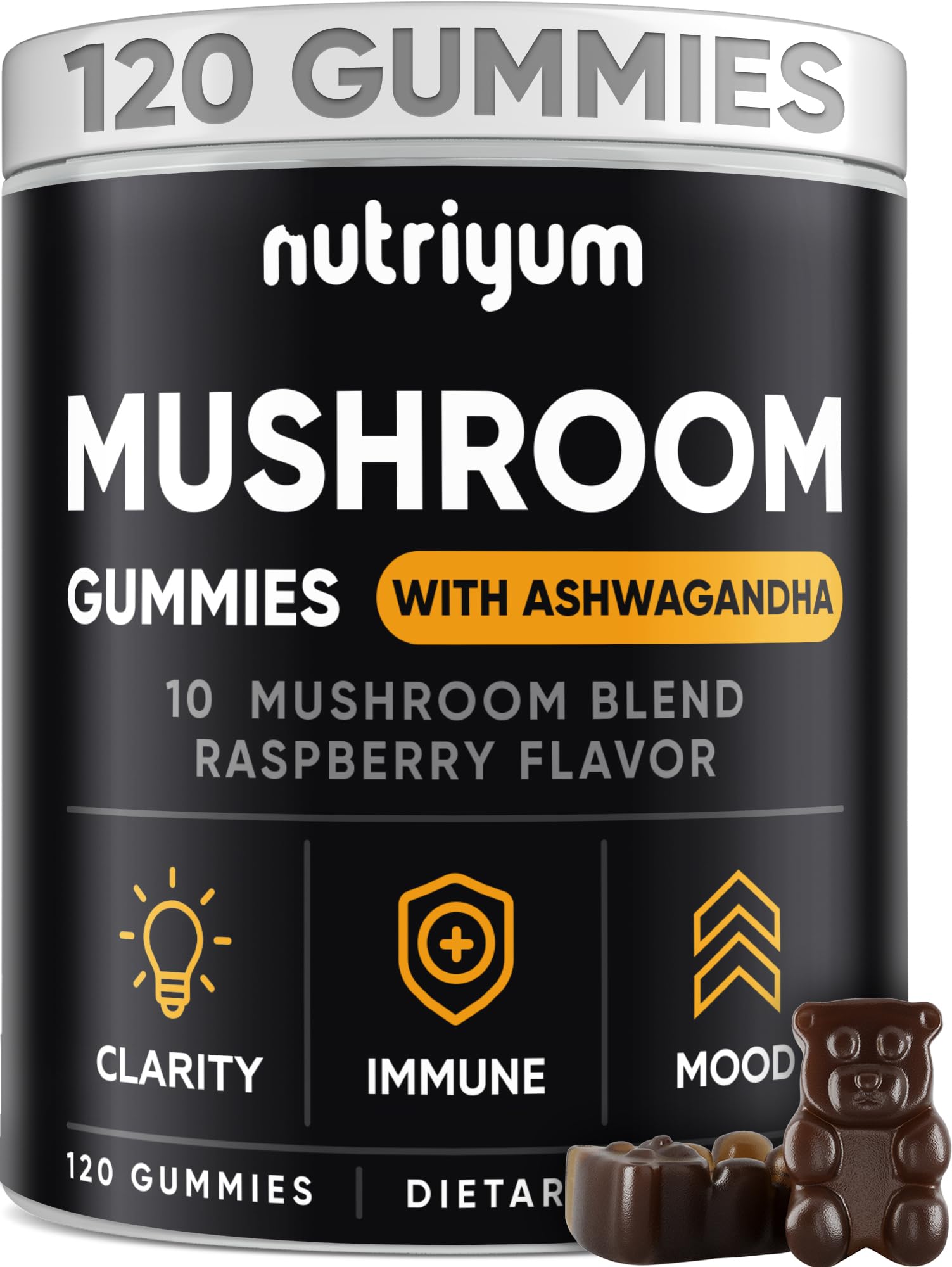Mushroom gummies for immune support