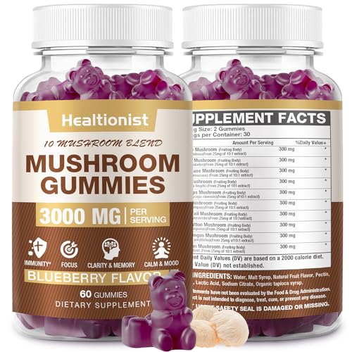 mushroom gummies for immune support