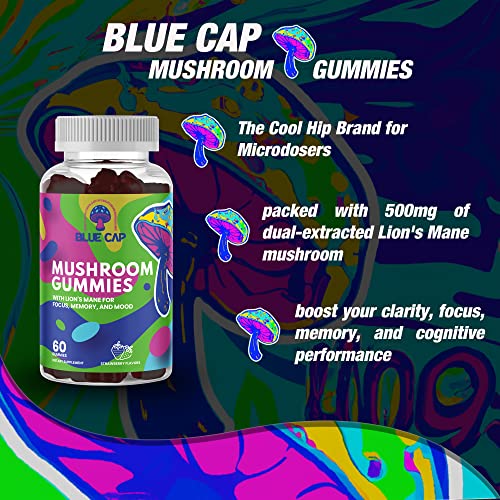 Mushroom gummies for improved concentration