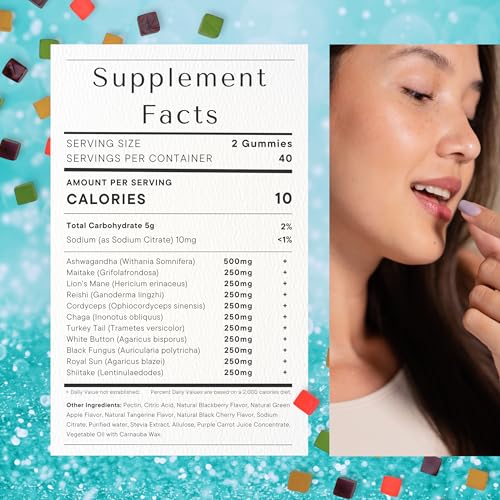 mushroom gummies for improved immune function
