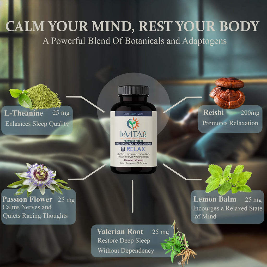 mushroom gummies for improved sleep quality