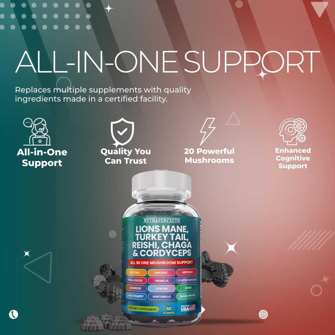 mushroom gummies for memory support