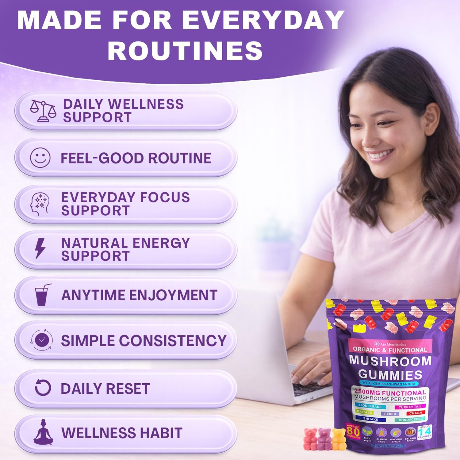 mushroom gummies for mental clarity