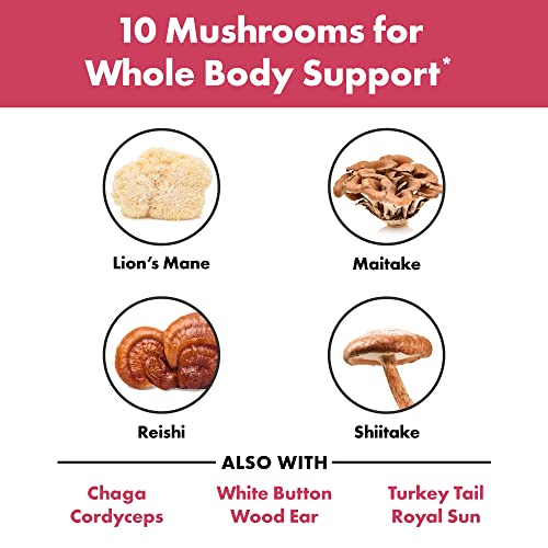 Mushroom gummies for overall health