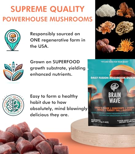 mushroom gummies for overall health