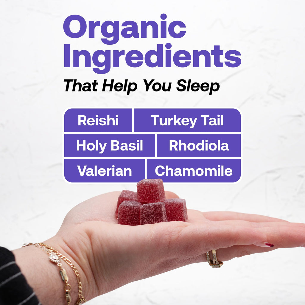 Mushroom gummies for restful nights