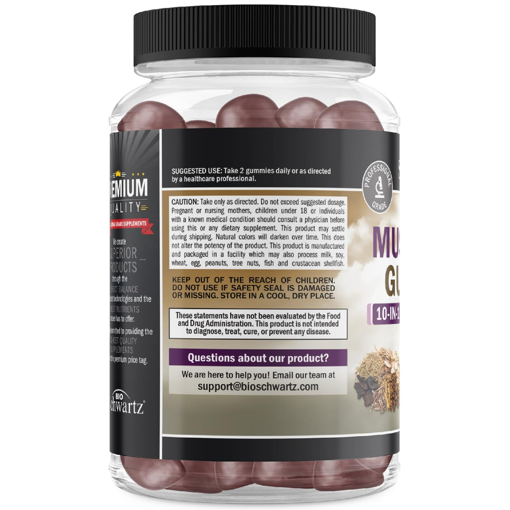 mushroom gummies for stress relief