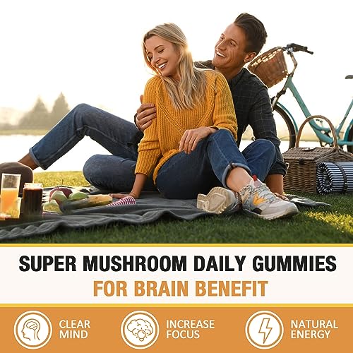 Mushroom gummies for stress relief