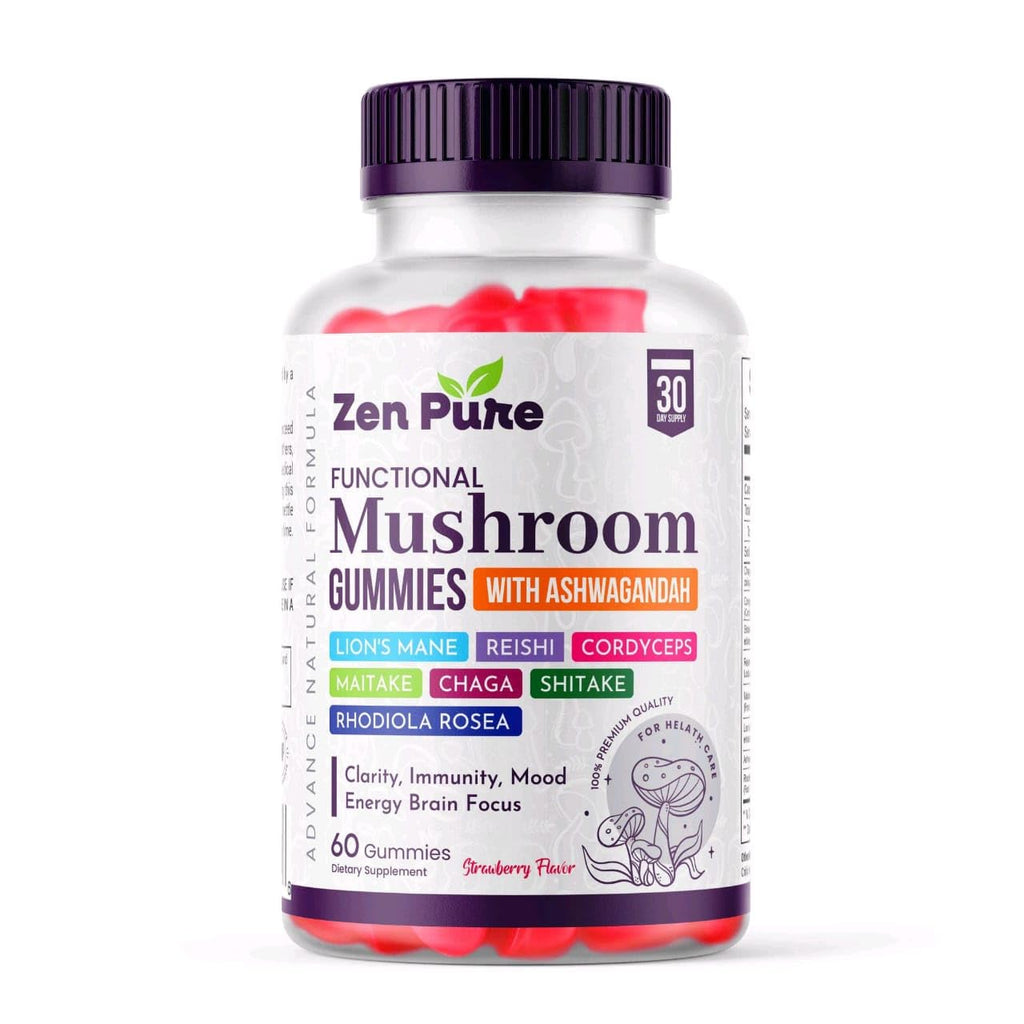 Mushroom gummies for stress relief