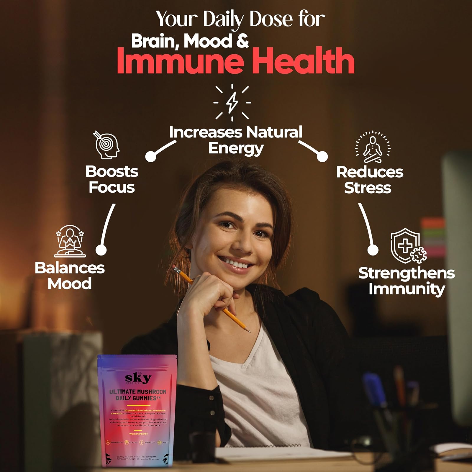 mushroom gummies for stress relief