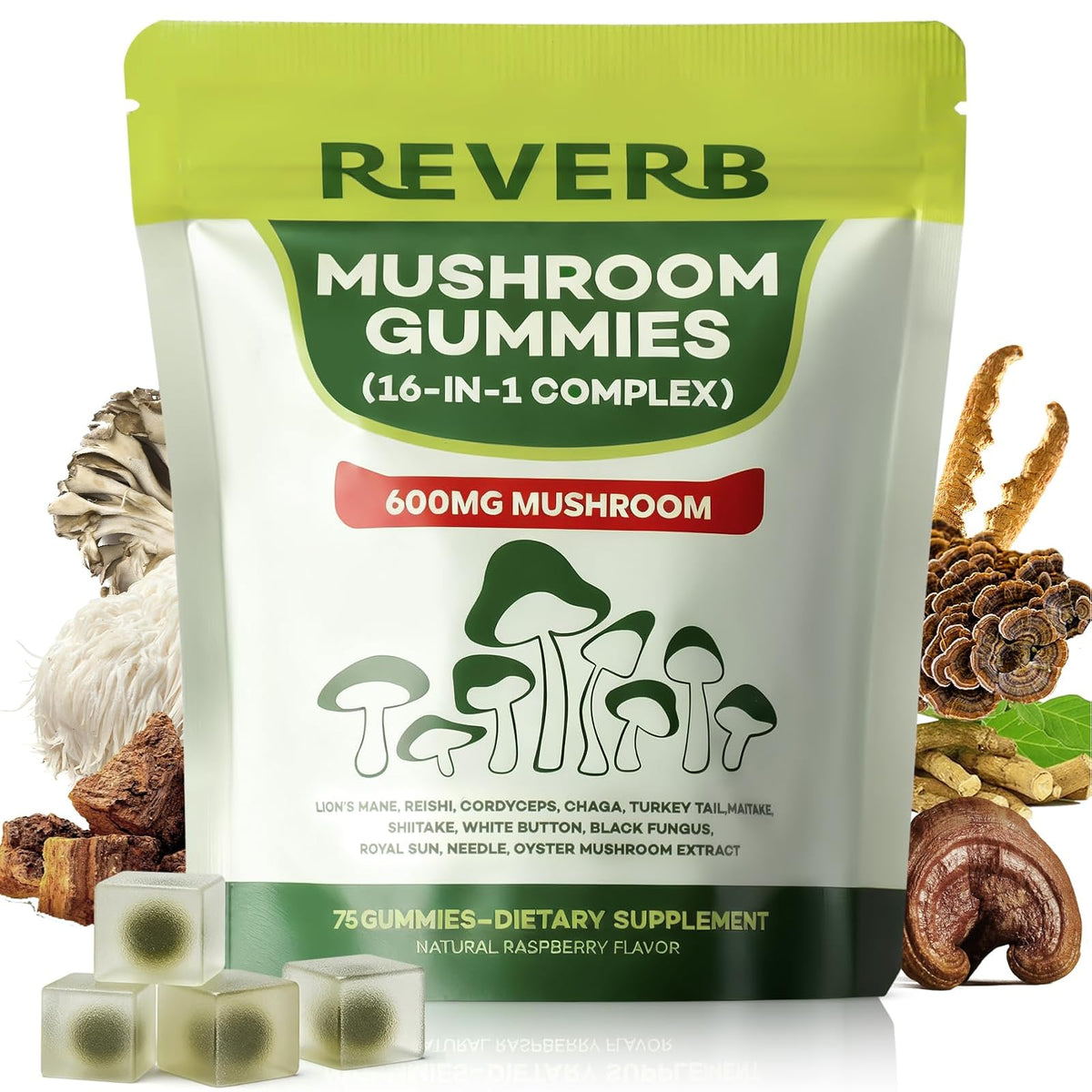 Mushroom gummies with ashwagandha benefits