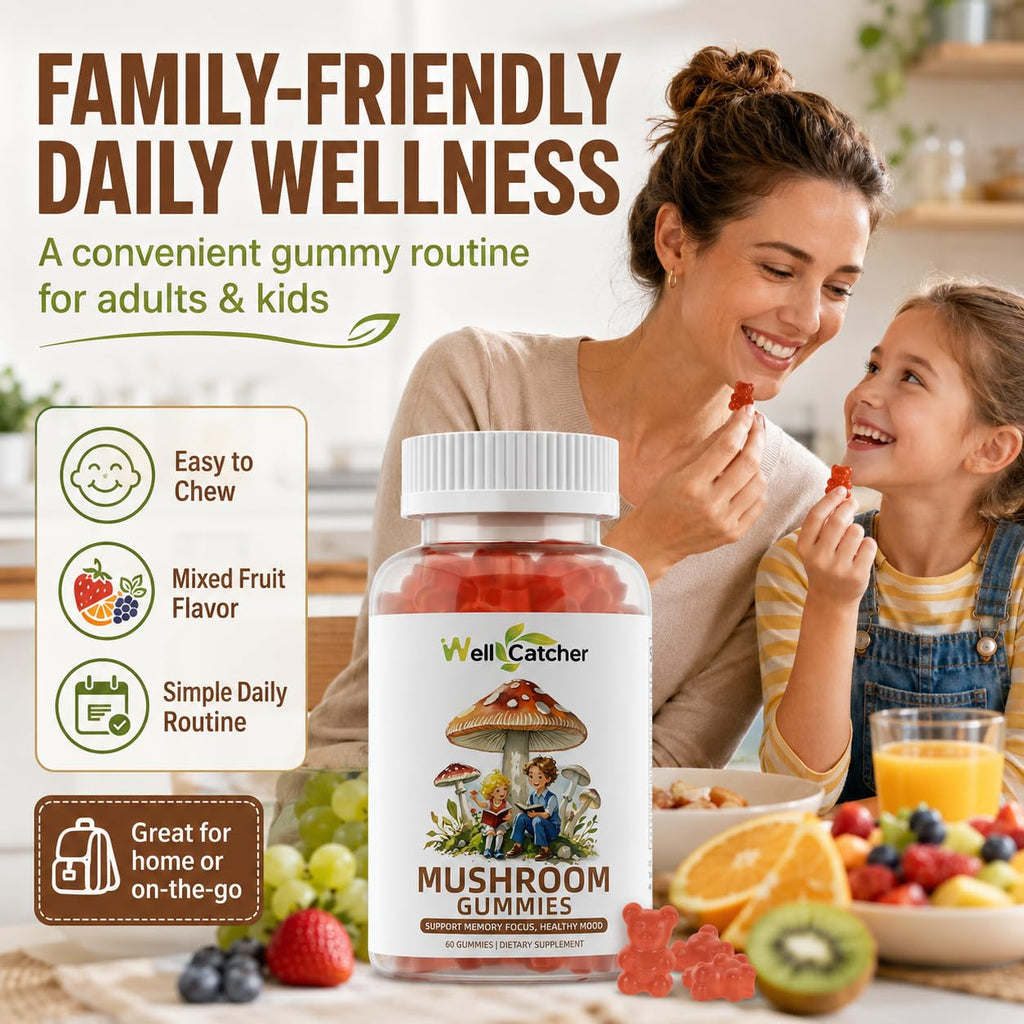 mushroom gummies with ashwagandha benefits