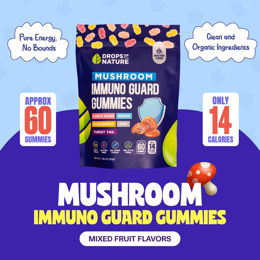 mushroom gummies with elderberry