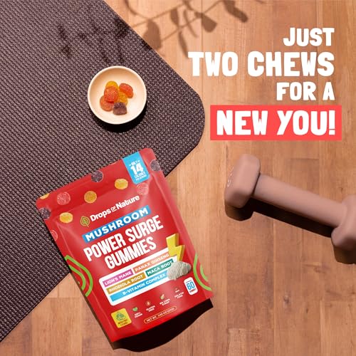 mushroom gummies with essential nutrients