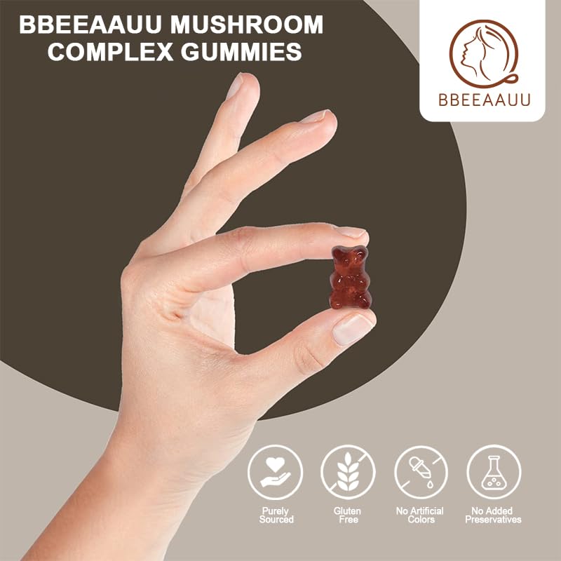 mushroom gummies with essential nutrients