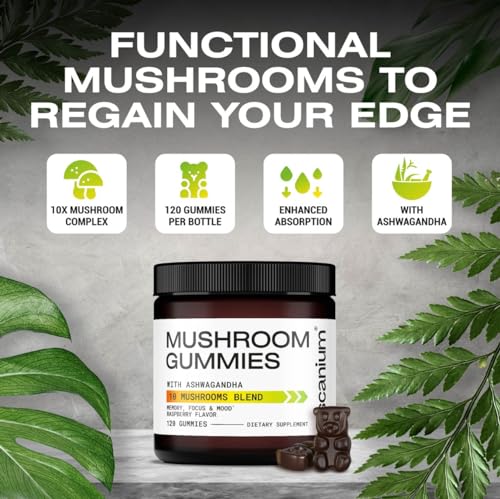 Mushroom gummies with Lion's Mane extract