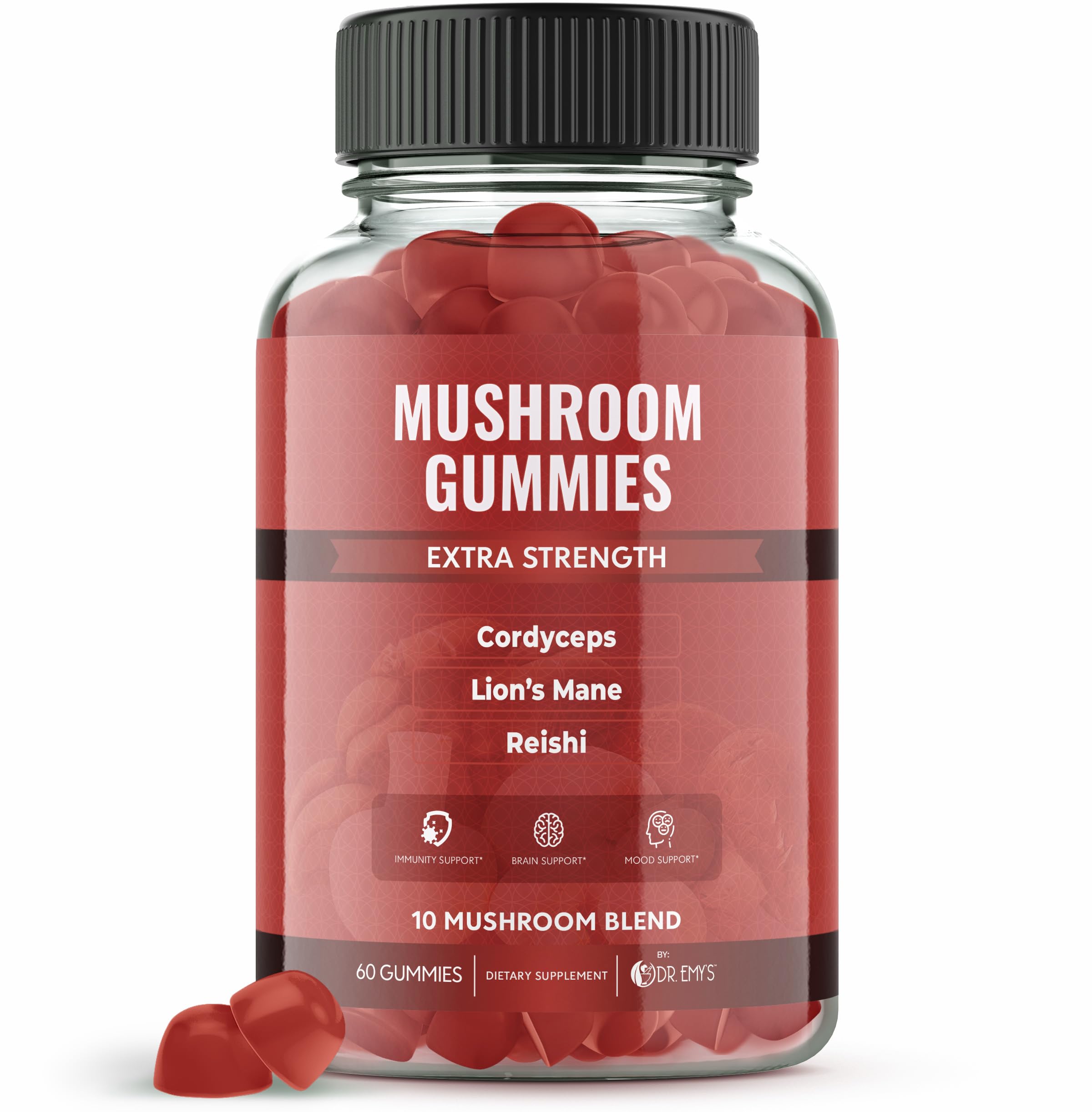 Mushroom gummies with Lions Mane