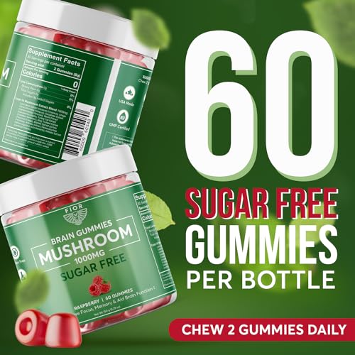 mushroom gummies with no added sugar
