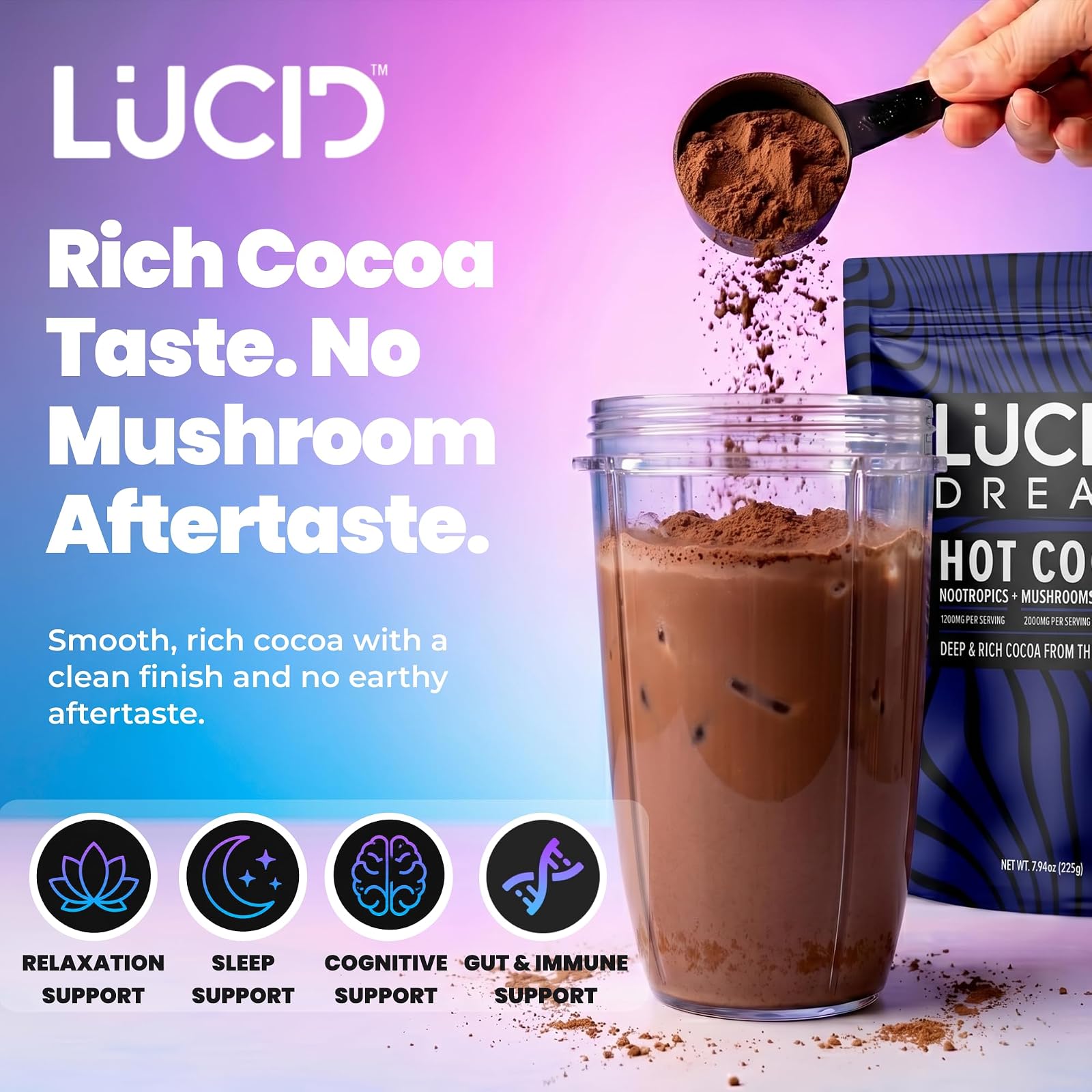 mushroom hot chocolate blend