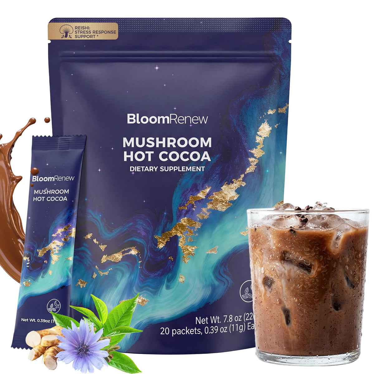 mushroom hot cocoa adaptogenic blend