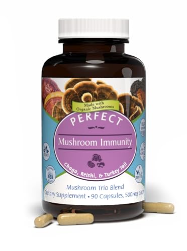 mushroom immunity capsules for wellness