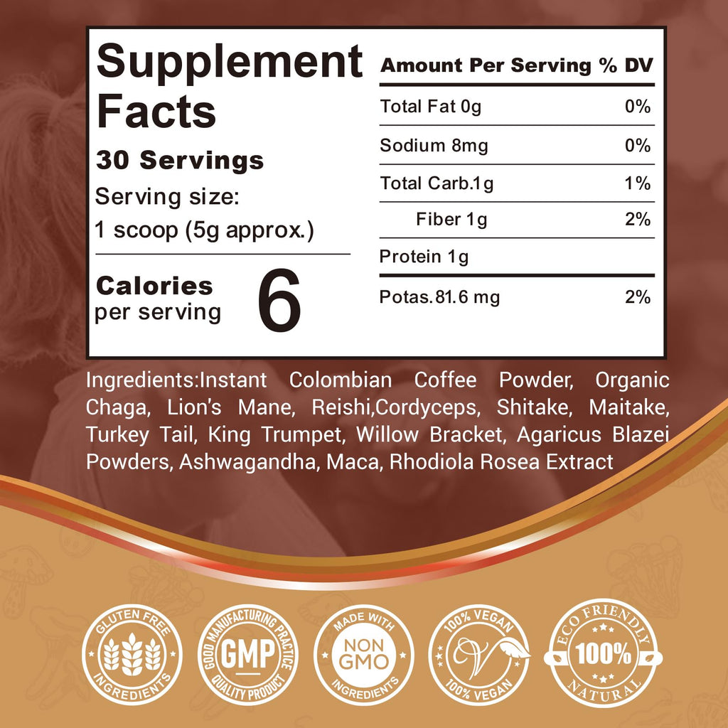 mushroom-infused coffee for focus