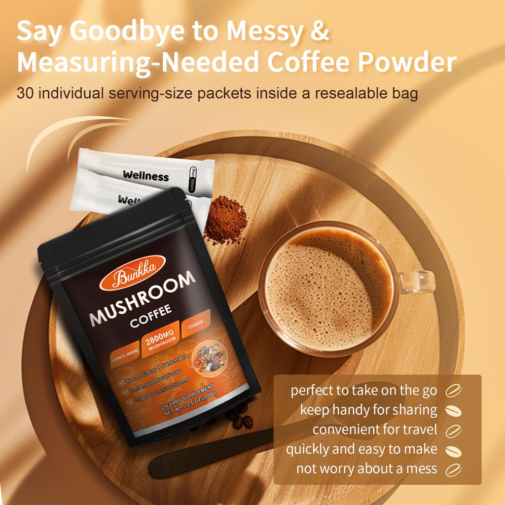 mushroom-infused coffee for wellness
