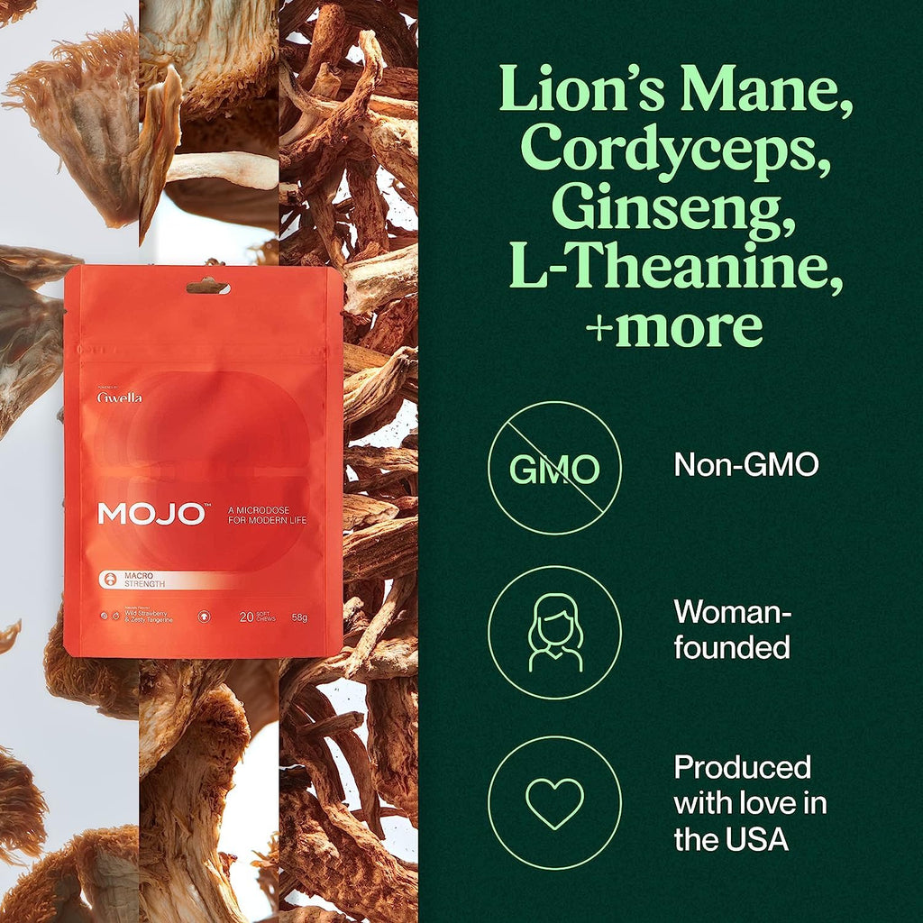 Mushroom-infused gummies for vitality