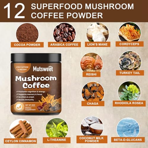 mushroom latte mix for wellness