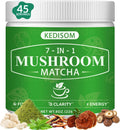 Mushroom matcha blend for energy