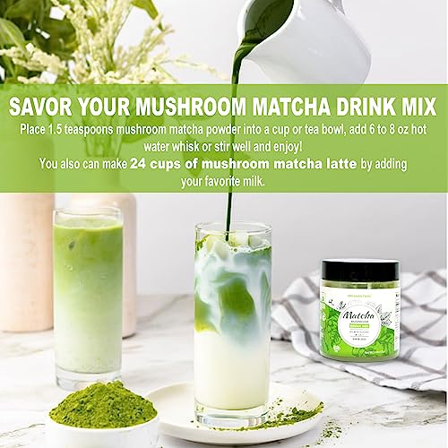 mushroom matcha for mental clarity