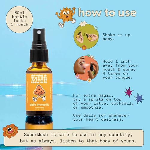 mushroom mouth spray for vitality