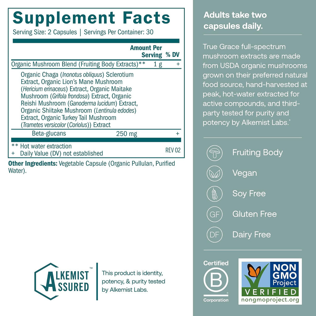 Mushroom Myco-Renew Blend capsules
