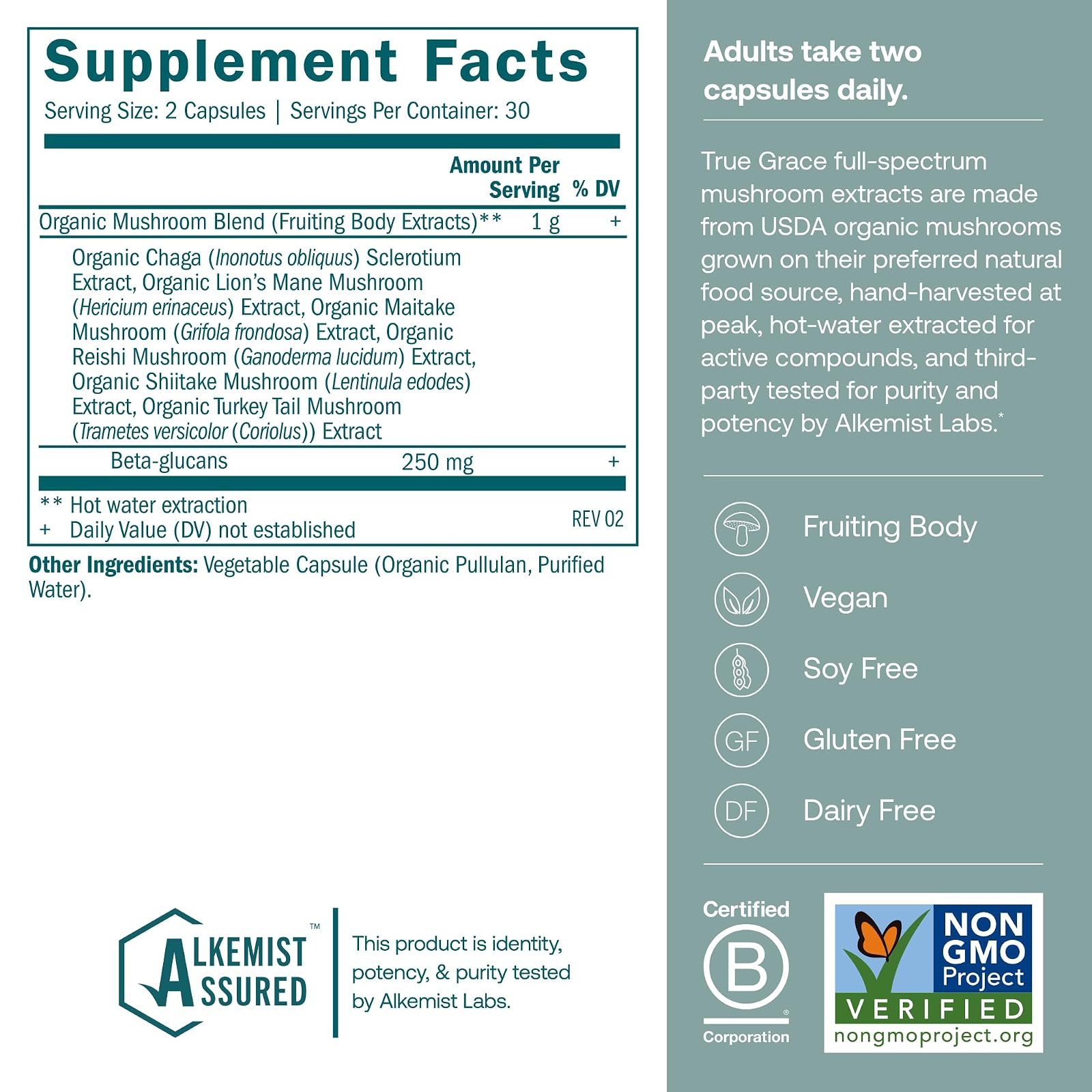 Mushroom Myco-Renew Blend capsules