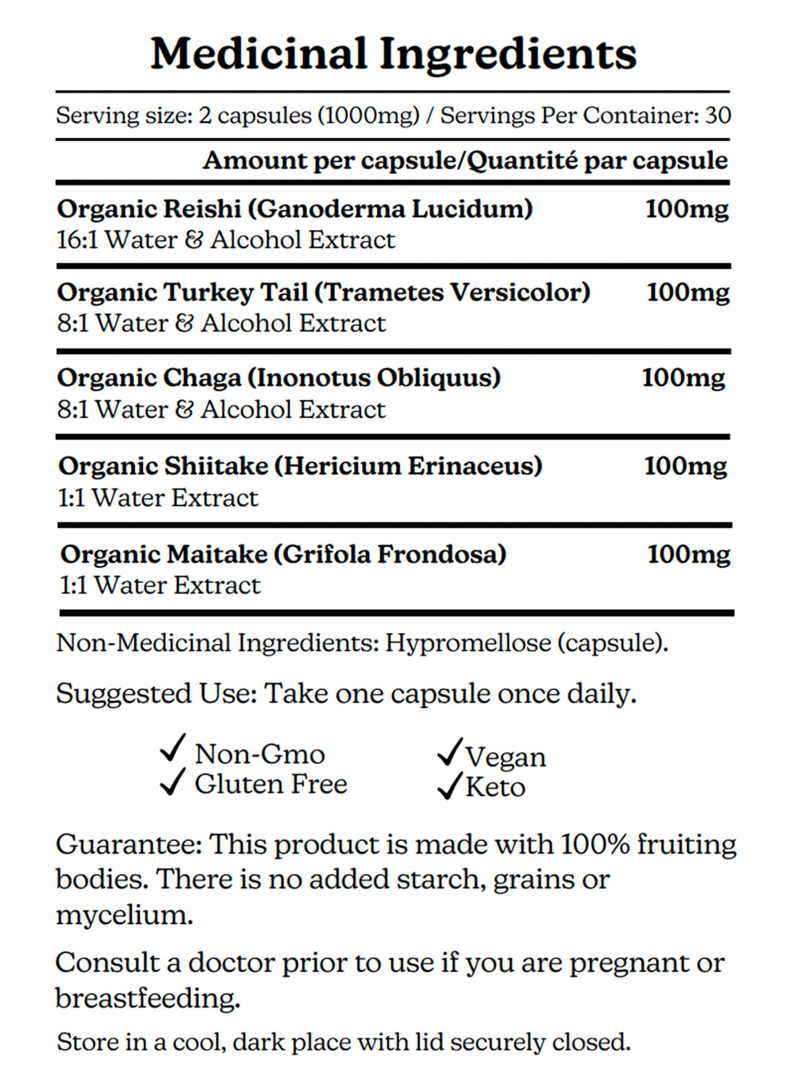 Mushroom nutrients for wellness